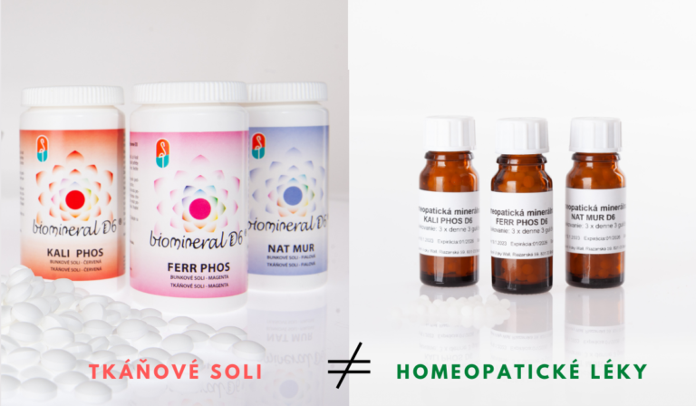 Tkáňové soli nejsou homeopatika - Biomineral